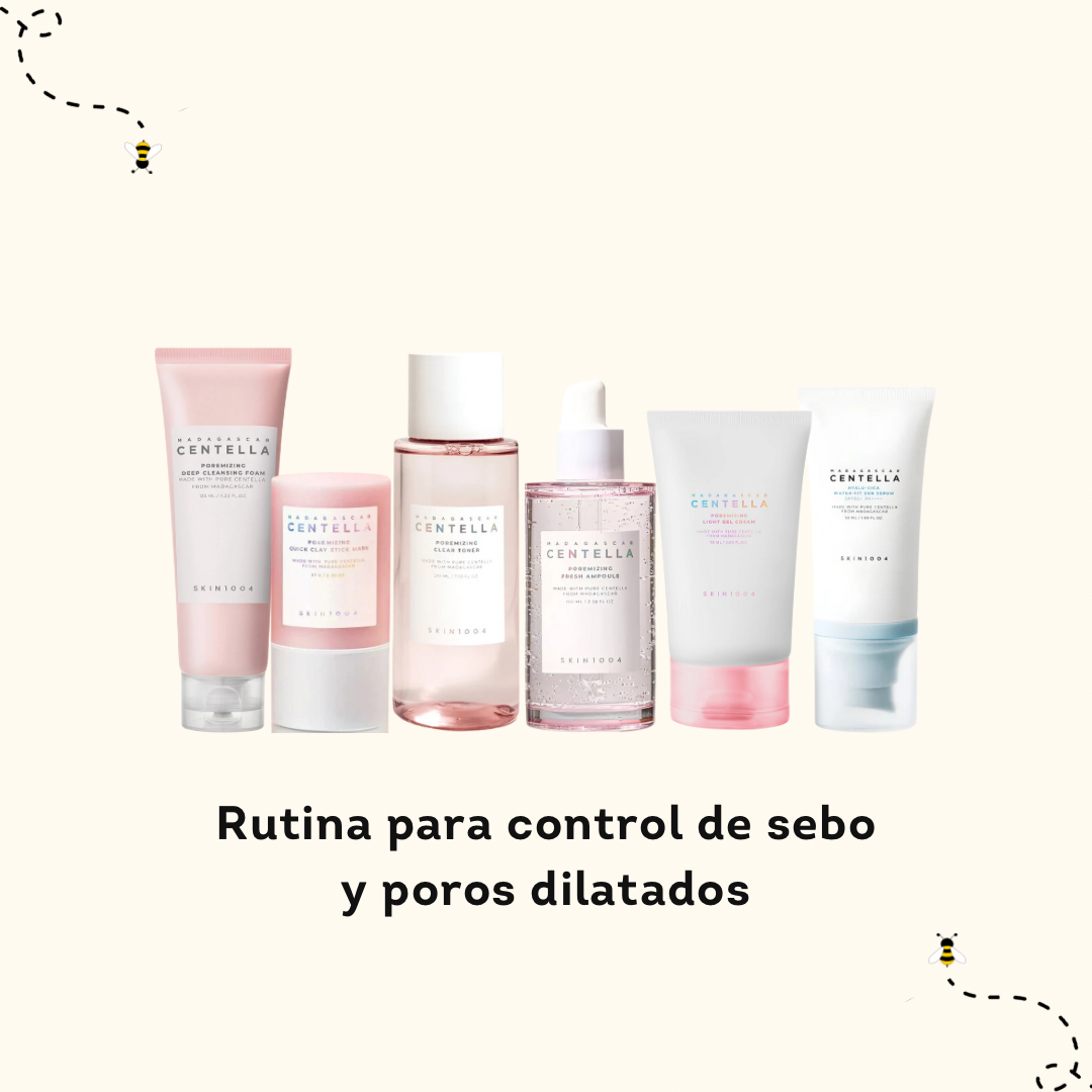 Rutina para control de sebo y poros dilatados | Honey SkinCare Ec